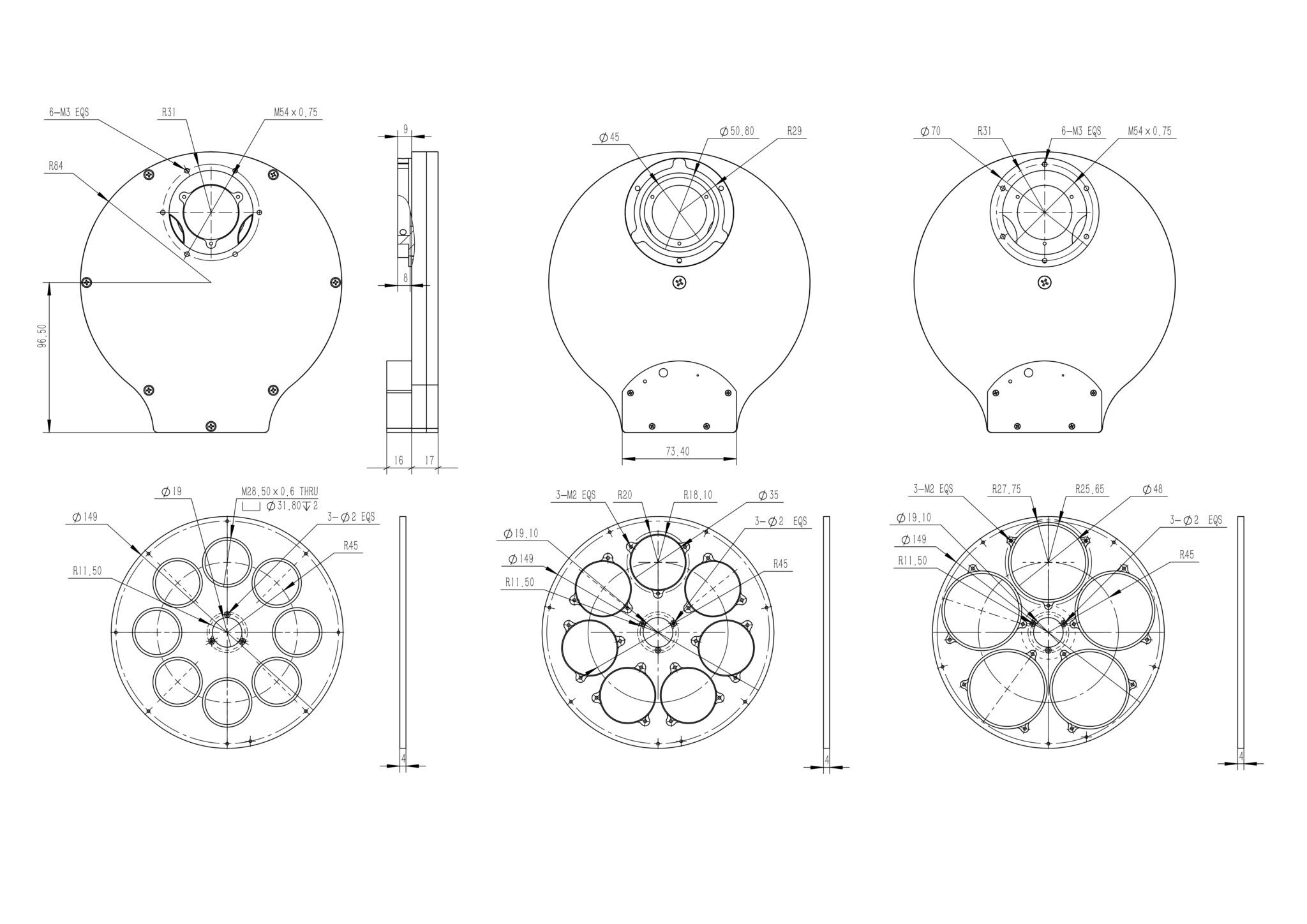 Filter Wheel QHYCFW3 | QHYCCD Astronomical & Scientific Camera
