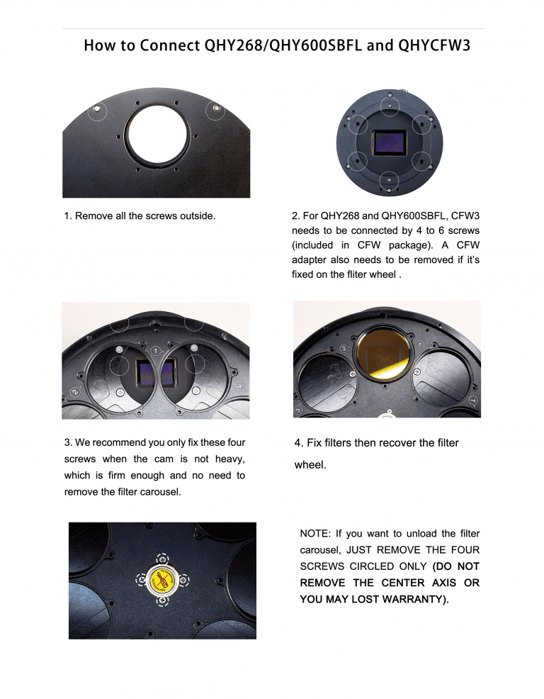 Filter Wheel QHYCFW3 | QHYCCD Astronomical & Scientific Camera