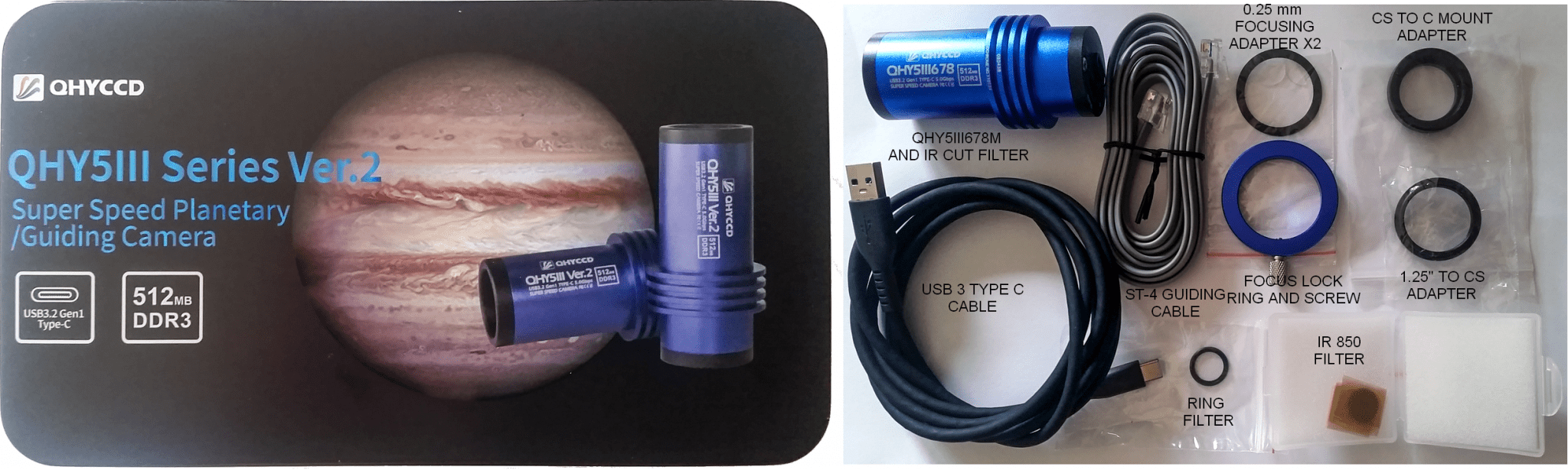 QHY5III678M/C | QHYCCD Astronomical & Scientific Camera