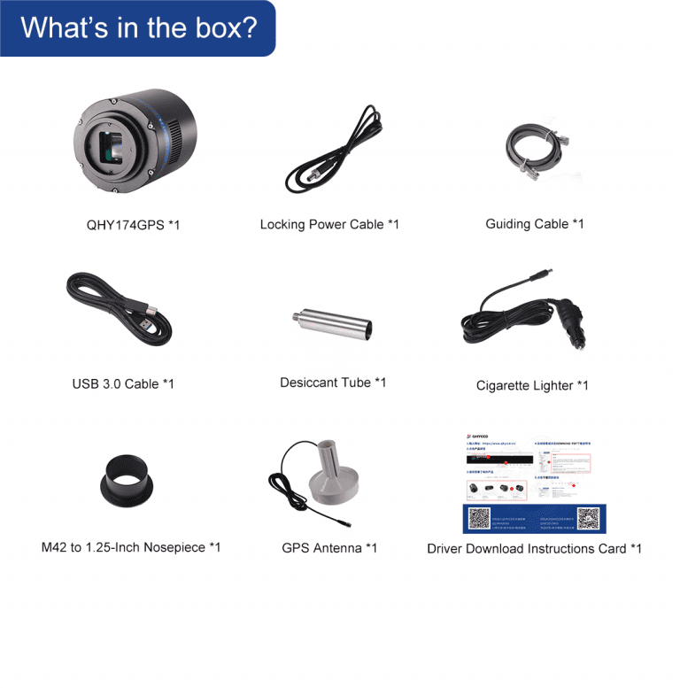 QHY174GPS | Scientific Cameras Sony IMX174